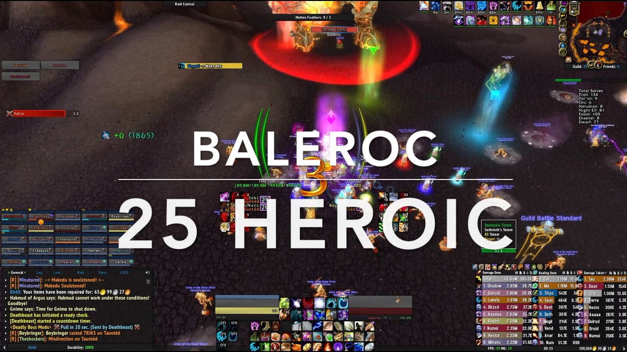 Baleroc 25 Heroic Feral DPS POV. - YouTube