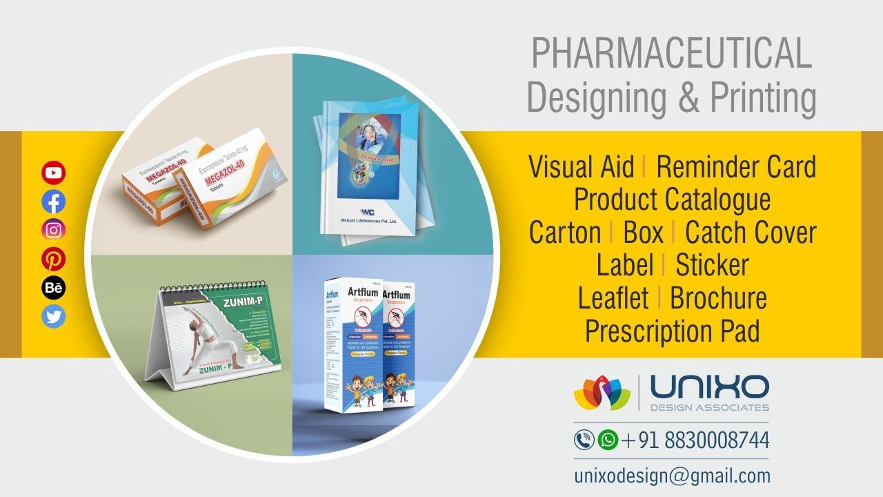 Pharmaceutical Products Design & Print / Visual Aid / Medicine Carton ...