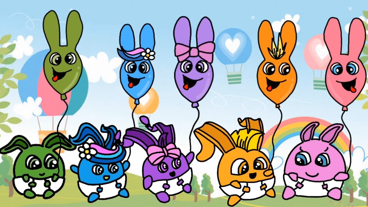 Sunny Bunnies Baby Playing Balloons - Trending Special Effects 2022 ...
