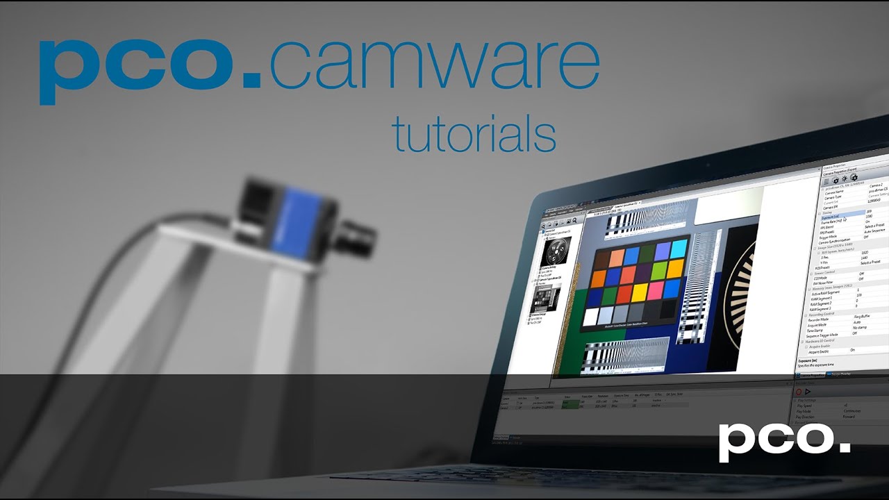 pco.camware Video Tutorial 01: User Interfaces - YouTube