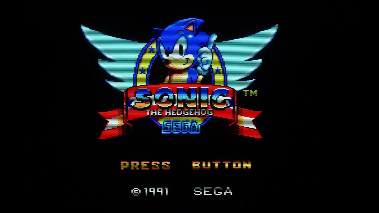 Sonic the Hedgehog Intro (Master System) - Sony BVM-A32 - YouTube