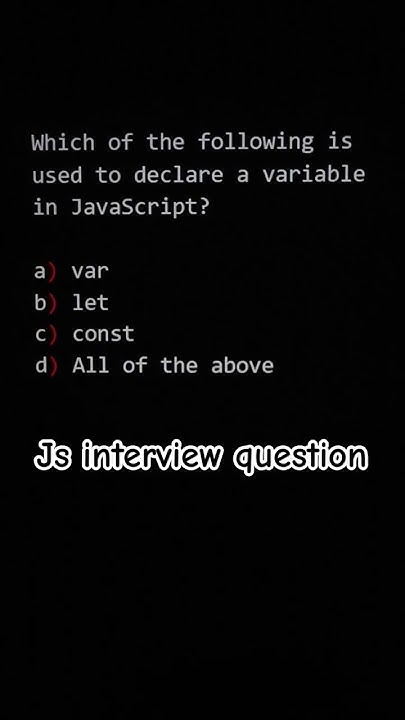 JavaScript interview question #trending #viralvideo #javascript #javascriptinterviewquestion # ...