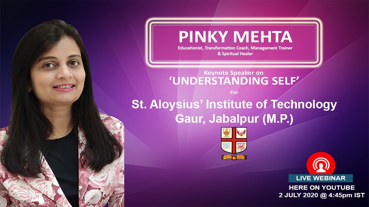 Understanding Self by Pinky Mehta - YouTube