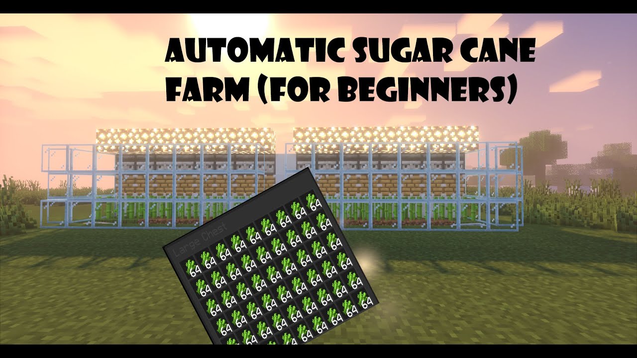 How to make an automatic sugar cane farm (for beginners) - YouTube
