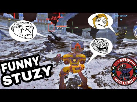 Baby Stuzy in action (WAR ROBOTS FUNNY GAMEPLAY) - YouTube