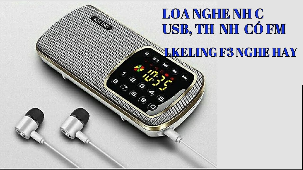 Đài radio keling f3 đọc usb, thẻ nhớ - quá hay - YouTube