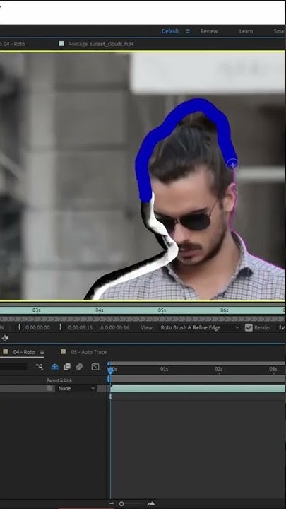 How to use the edge refine tool in after Effects - YouTube