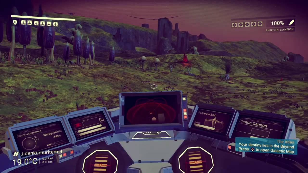 No Man's Sky, Exploration of Red Star System - YouTube