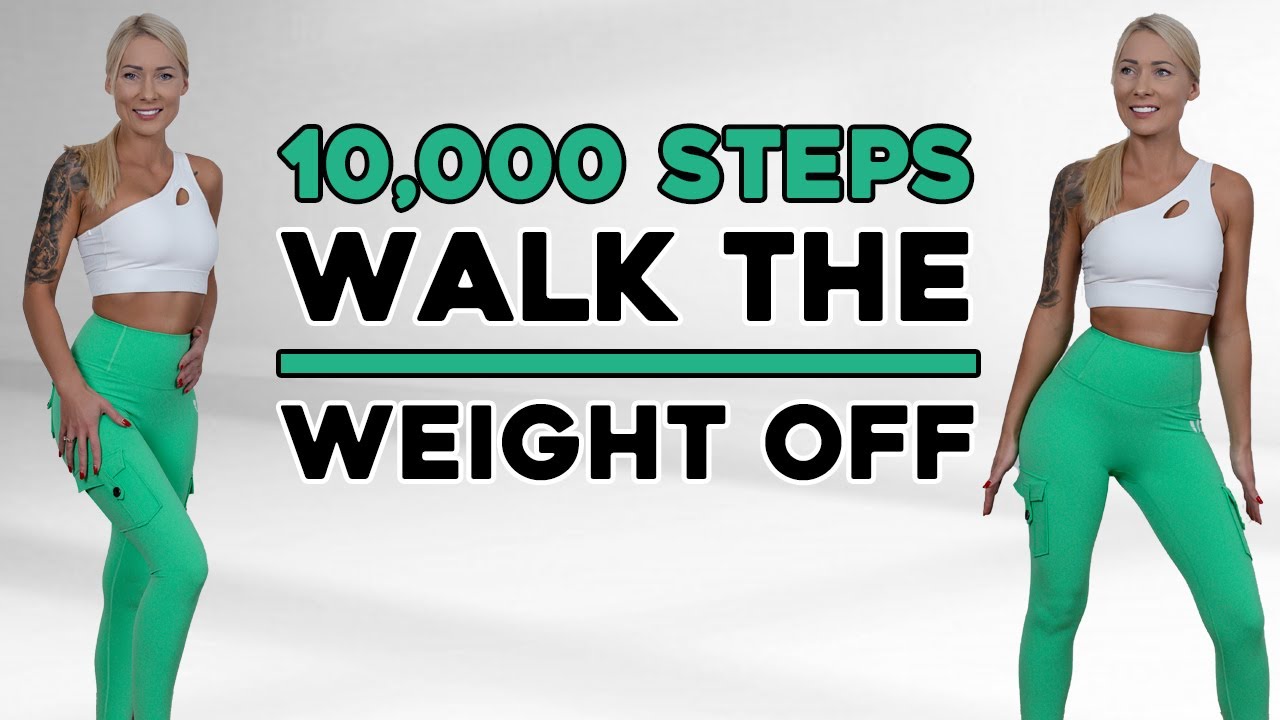 10000 Step FAST Walking Workout | 1 Hour Fat Burning Endurance | Knee ...