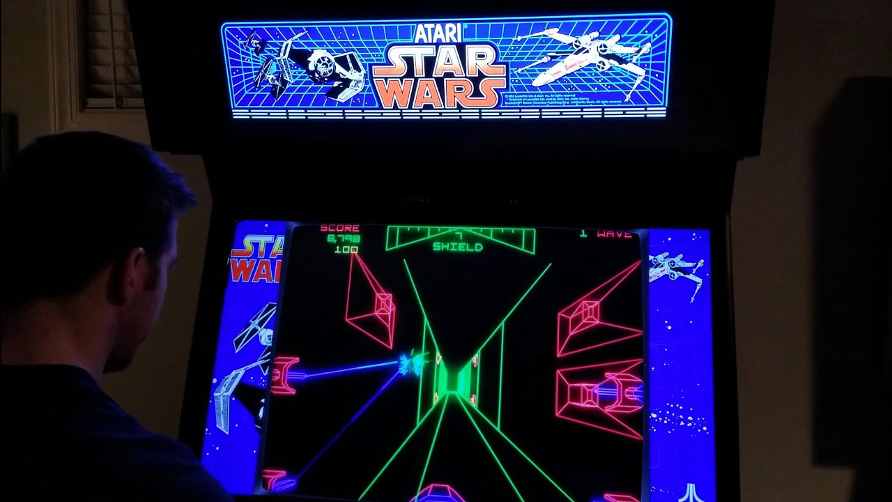 Star Wars Arcade Cabinet MAME Gameplay w/ Hypermarquee - YouTube