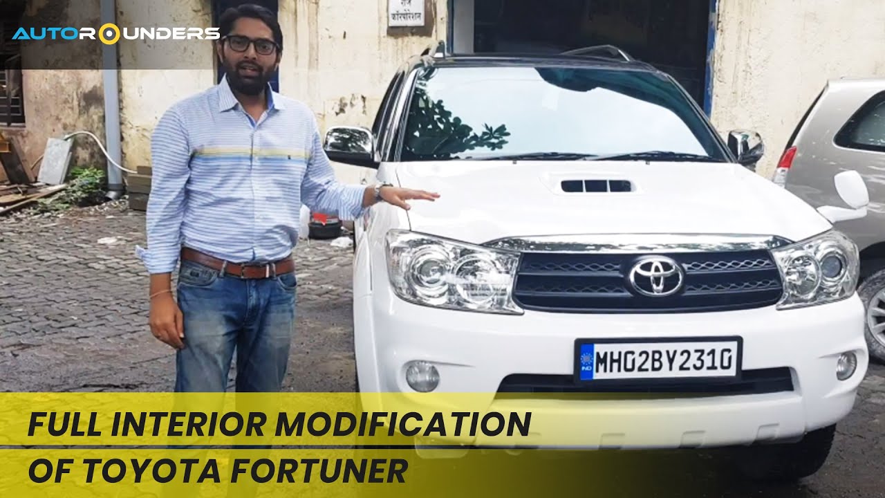 Full Interior Modification of Toyota Fortuner - YouTube
