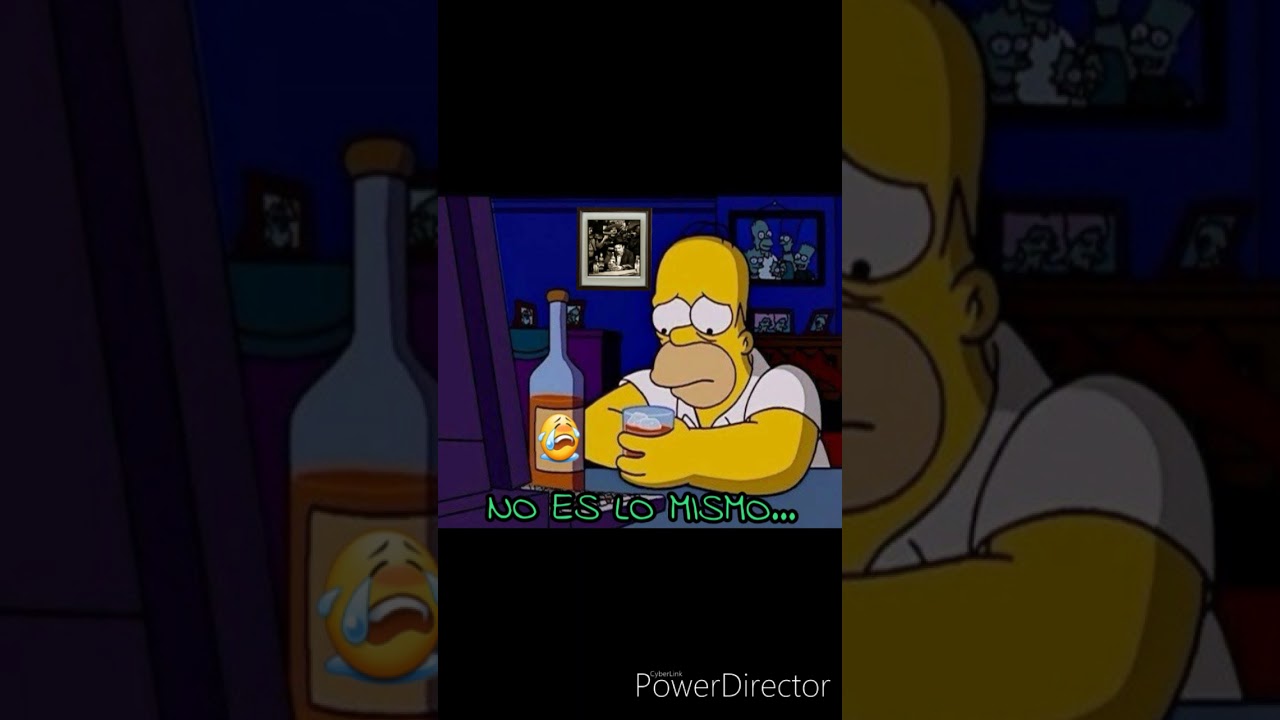 HOMERO SIMPSON TRISTE - YouTube