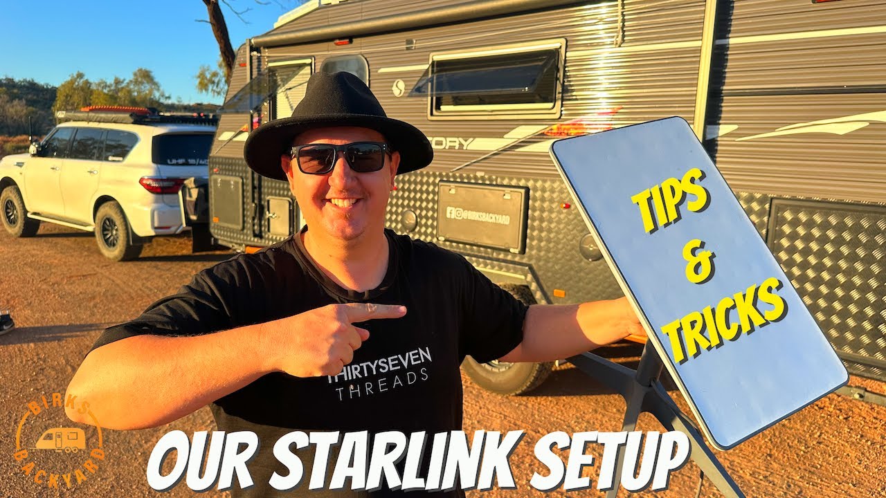 Starlink RV Setup Caravan Edition! Fast pack up time while travelling ...
