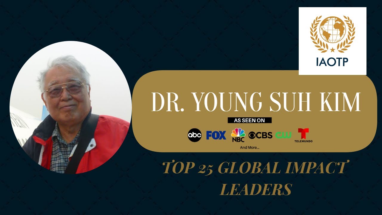 Dr. Young Suh Kim honored member of IAOTP - YouTube
