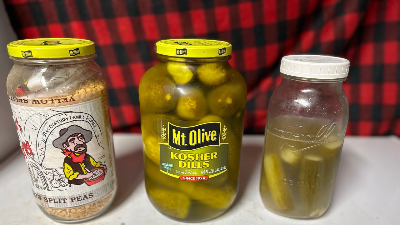 Recycle glass jars #prepping #food #recycle #recycling - YouTube