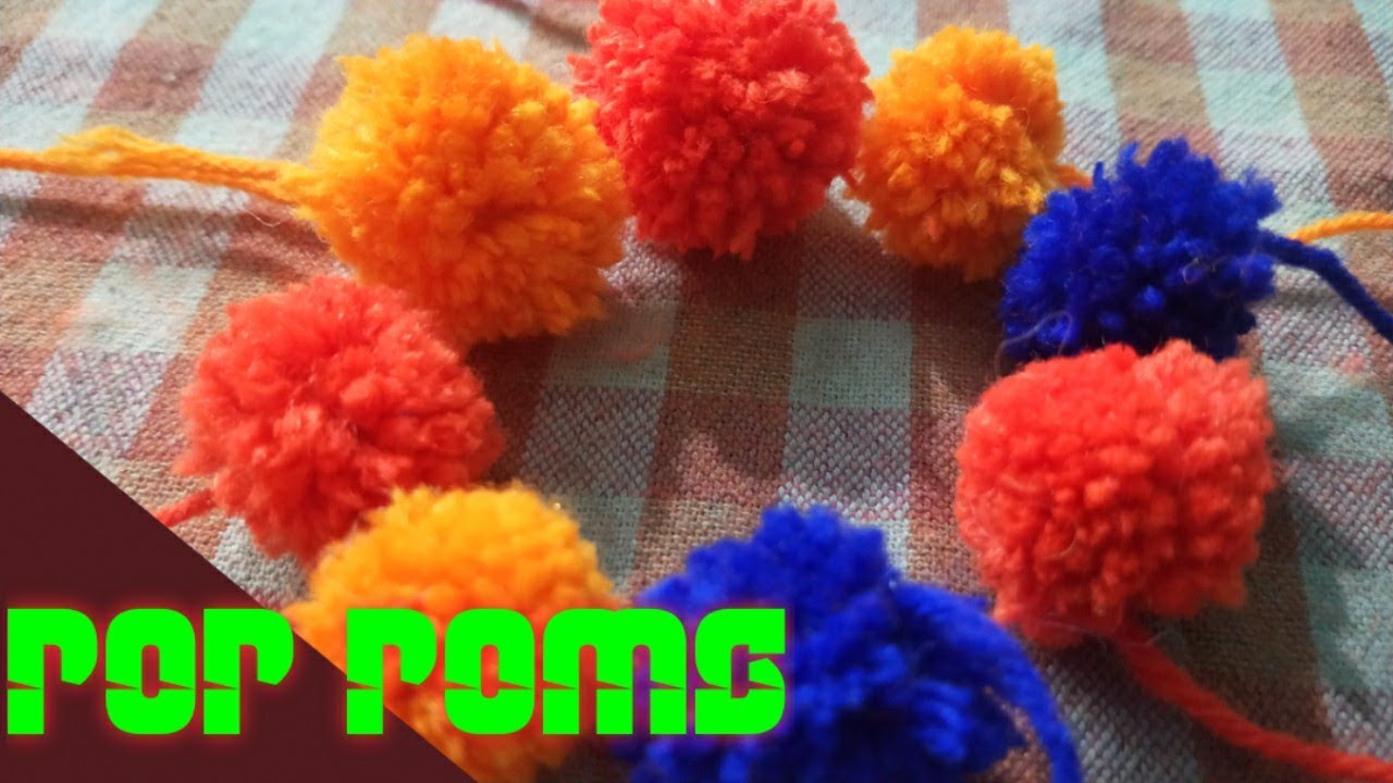 The Secret to making the Perfect Pop Poms Tutorial | DIY | Without ...