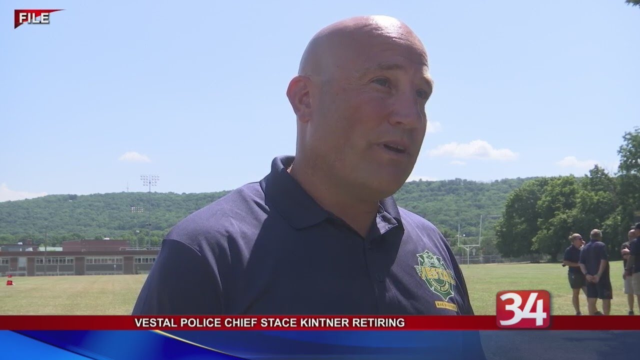 Vestal Police Chief retires - YouTube