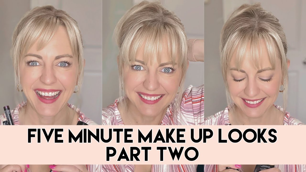 5 minute makeup looks part 2 - YouTube