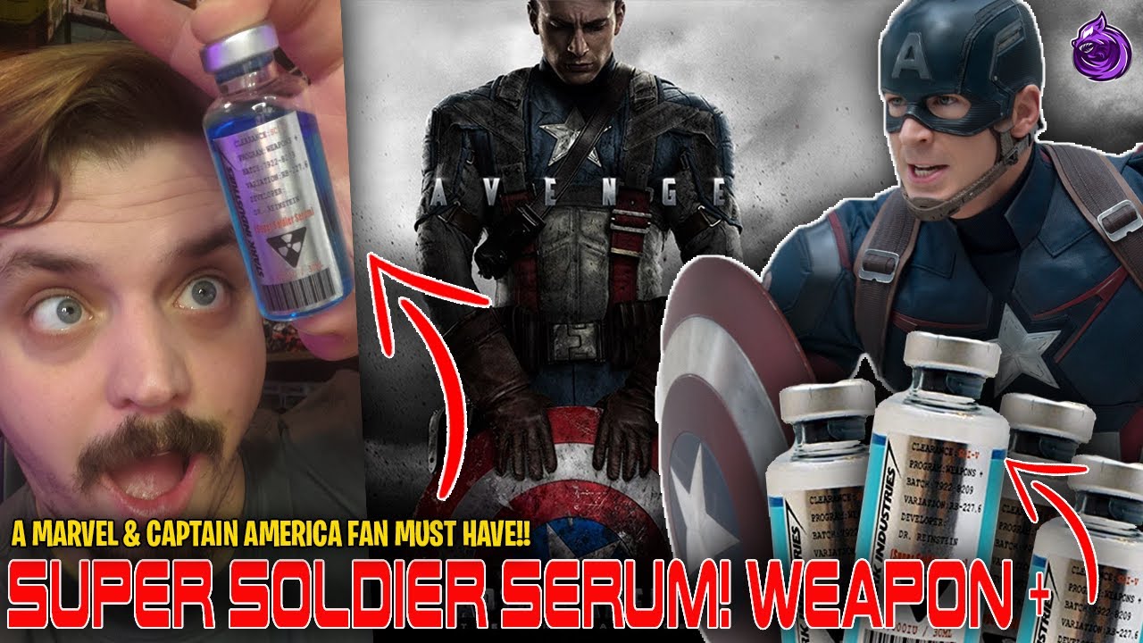 MARVEL Captain America: First Avenger - Super Soldier Serum Vial ...