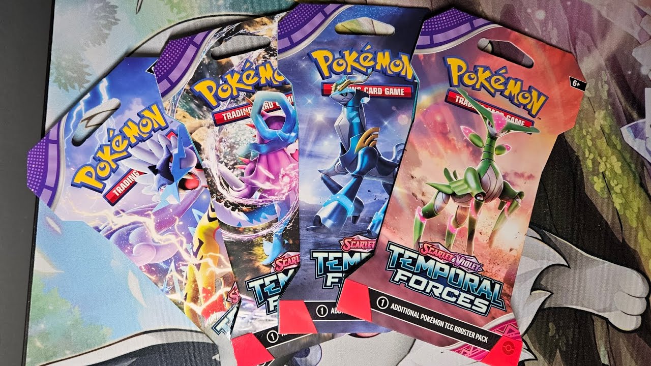 Pokémon TCG Temporal Forces Pack Opening (×4) - YouTube