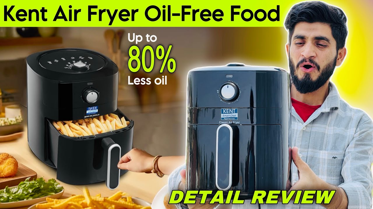 Best KENT Classic Air Fryer | 1300W Power & 4L Capacity | Fry, Grill ...