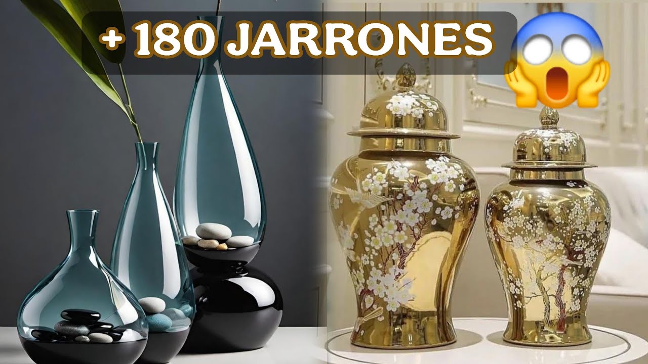 DECORACIÓN MODERNA 2025! HERMOSOS JARRONES DECORATIVOS EN TENDENCIA ...