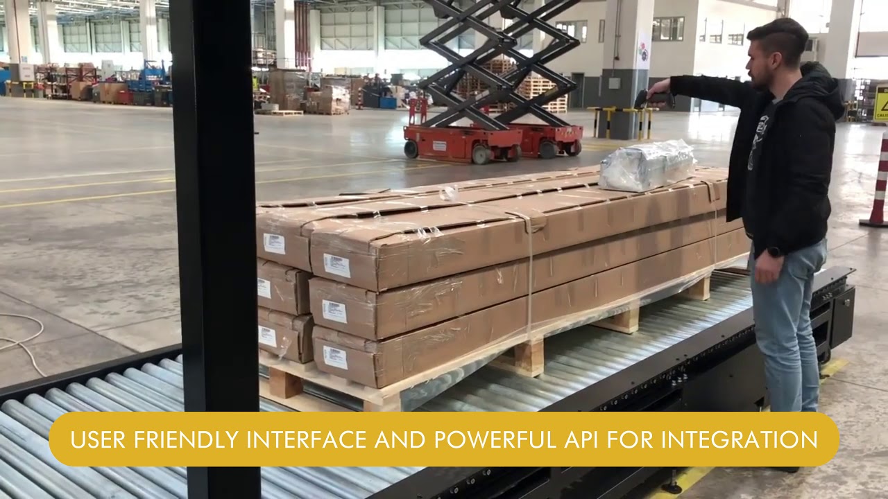 Resolution 8 Inline Dynamic Pallet Dimensioning and Weighing with ...