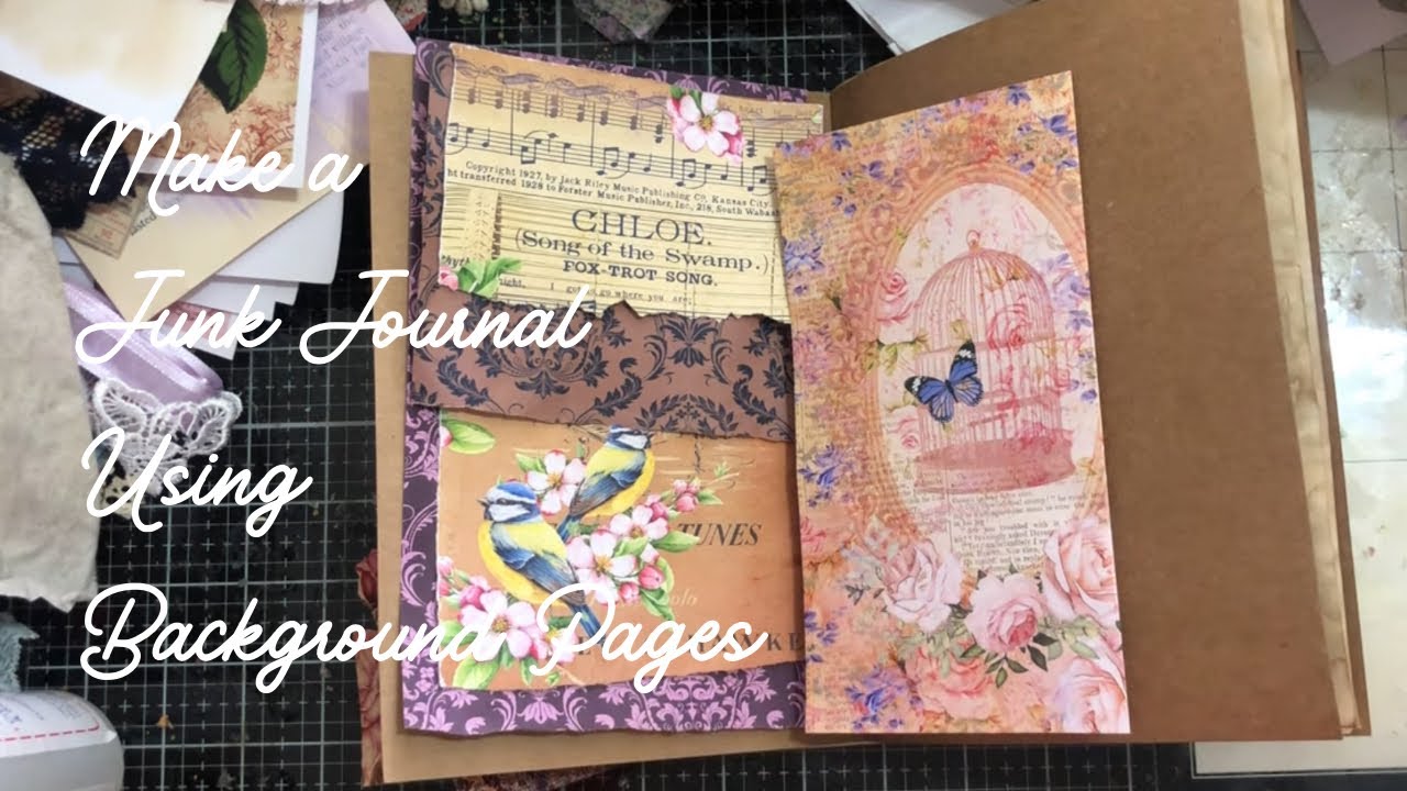 How to Make a Journal Using Decorative Papers Instead of Full Kits ...