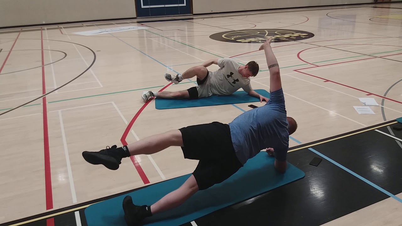 Raised leg side plank - YouTube