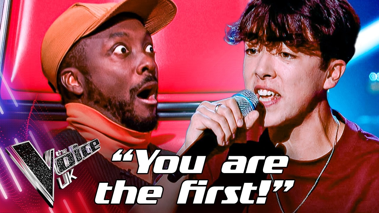 First Ever Japanese Rapper Gets All 4 Chairs! - YouTube