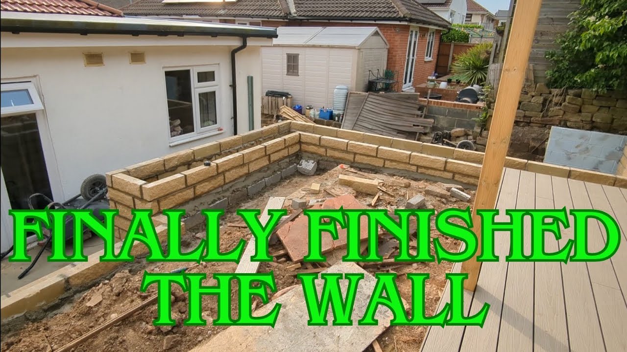 Finishing the wall..... mission accomplished - YouTube