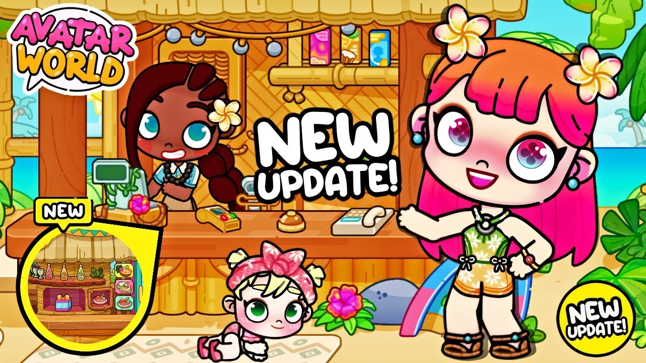CORRE!! CHEGOU A NOVA ATUALIZAÇÃO DO AVATAR WORLD! - YouTube