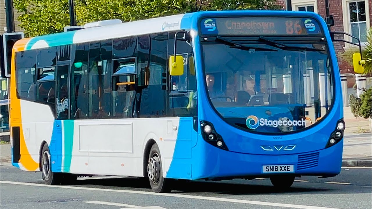 Stagecoach Bus Sheffield 39117 On 86 From Lowedges To Chapeltown - YouTube