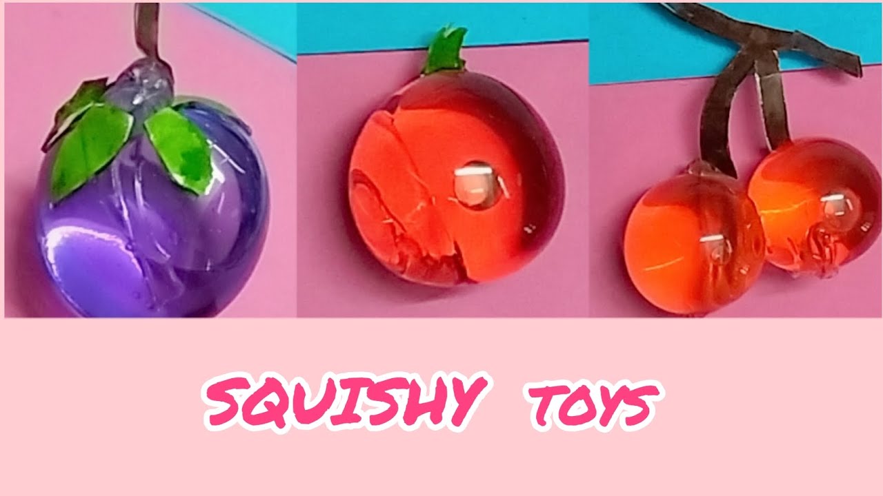 DIY squishy 🍒🍅🍆 Squishy nano tape compilation Part-2 - YouTube