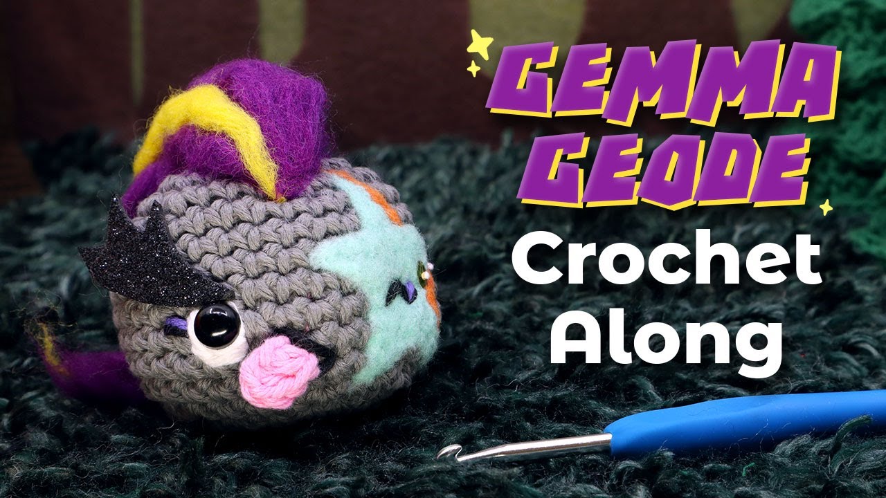Gemma Geode - Glam Rock Crochet Along! - YouTube