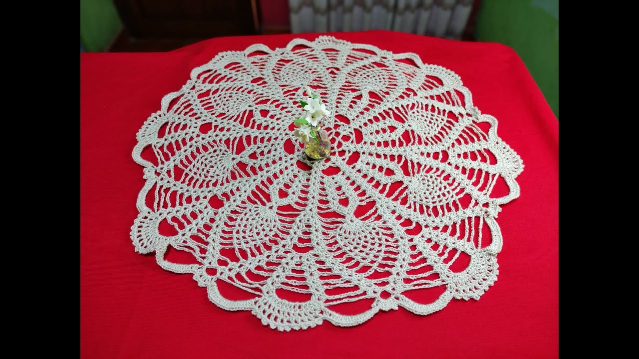 Este Novedoso Tapete Redondo Con 08 Piñas Esta Publicado En El Canal ...