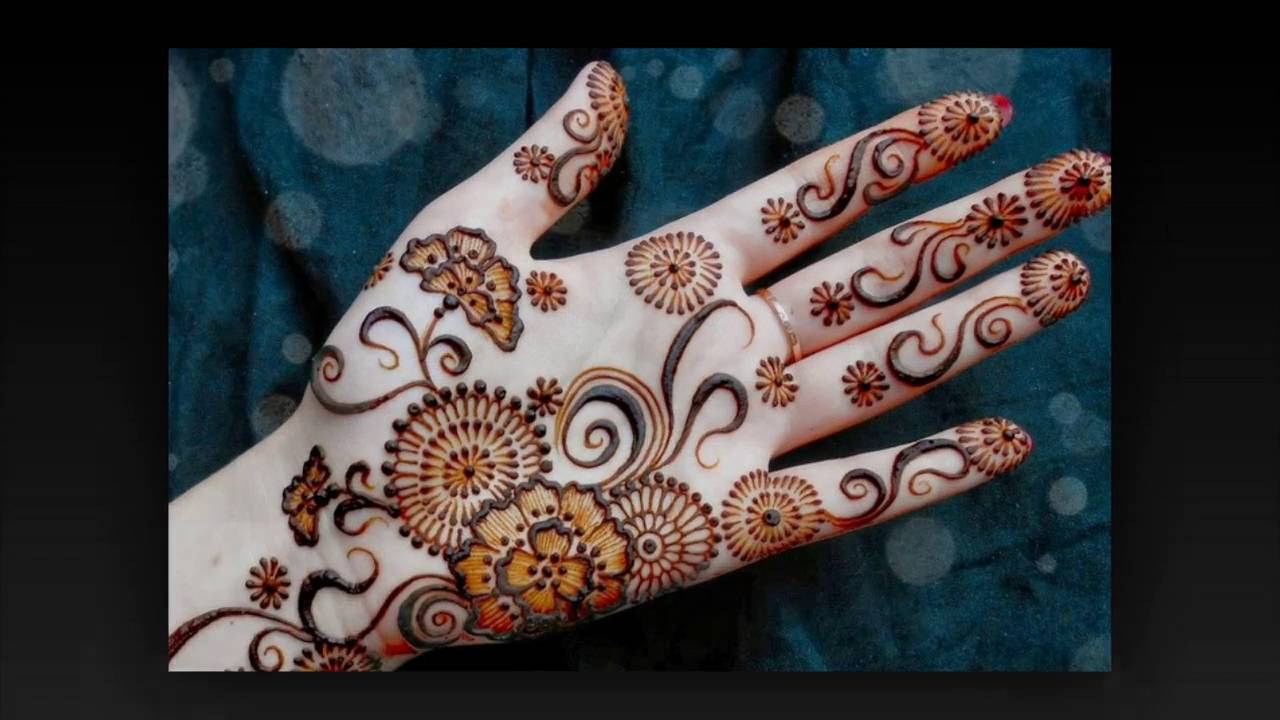 Simple Mehindi Designs - YouTube