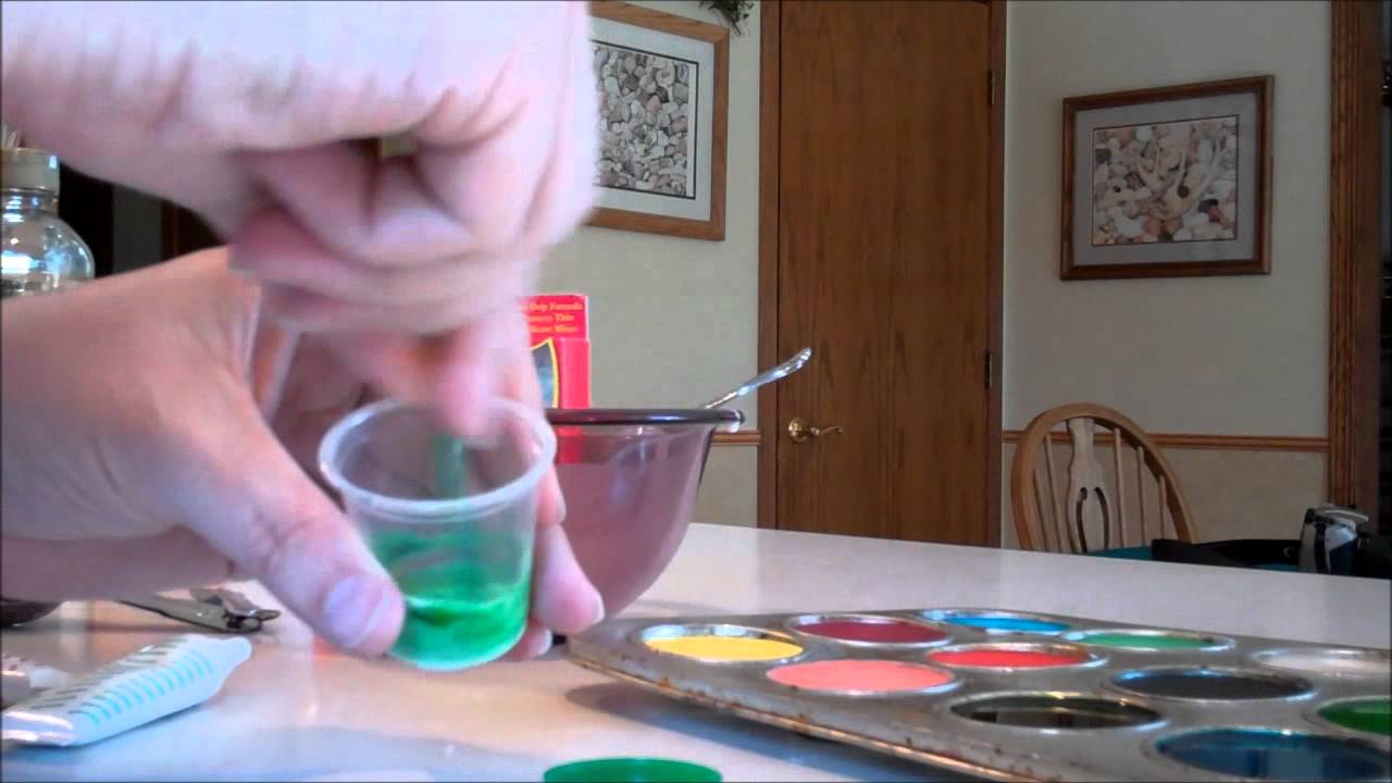 How To Make Homemade Water Color Paints - YouTube
