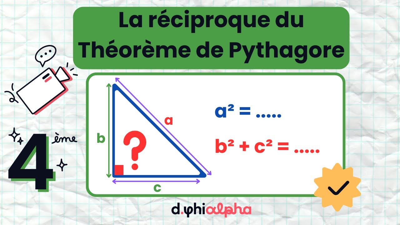 Réciproque du Théorème de Pythagore | Mathématiques 4ème - YouTube