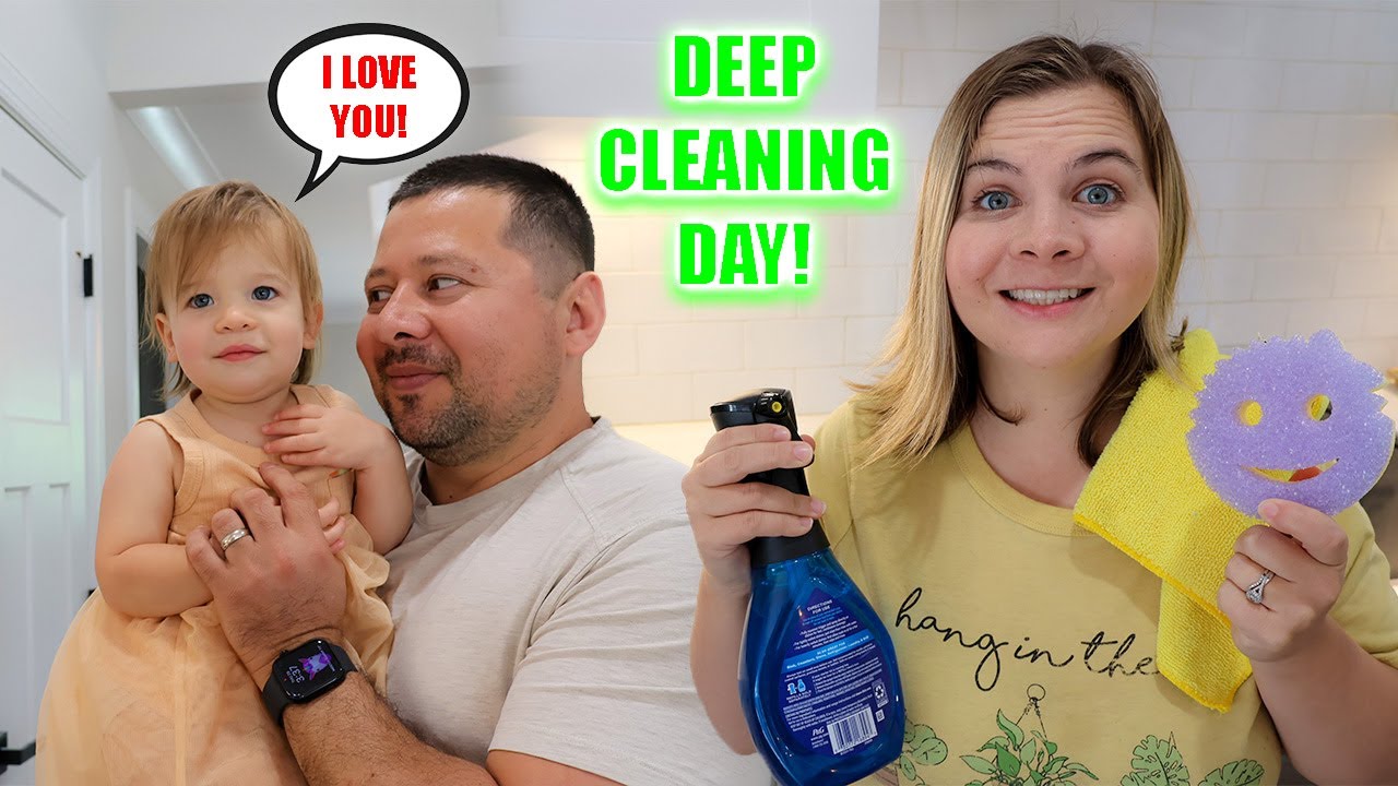 Deep Cleaning Day! Baby’s New Words + Rearranging Our Whole House - YouTube
