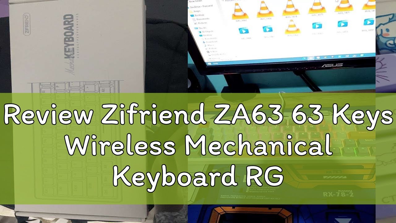Review Zifriend ZA63 63 Keys Wireless Mechanical Keyboard RGB Hot ...