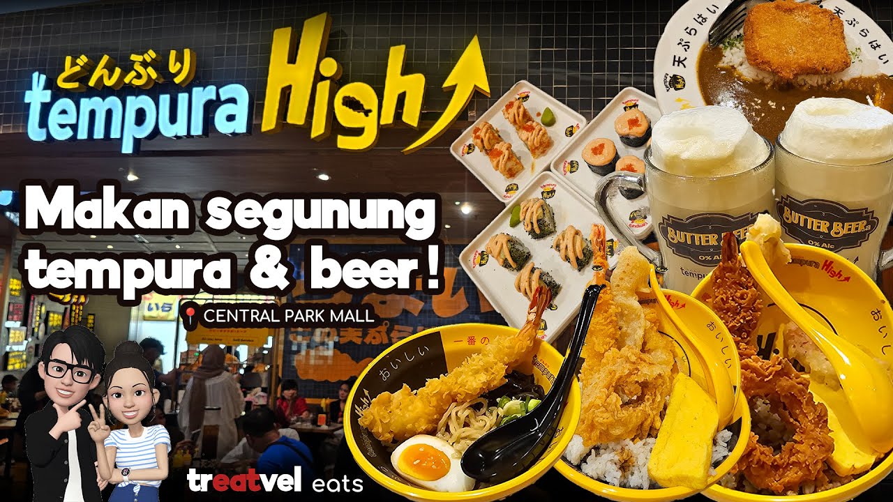 Tempura High! Semua makanan Jepang ada disini! Harganya menarik banget ...