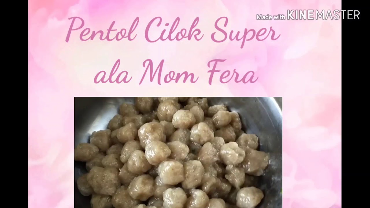 Cara Membuat Pentol Cilok Anti Gagal - YouTube