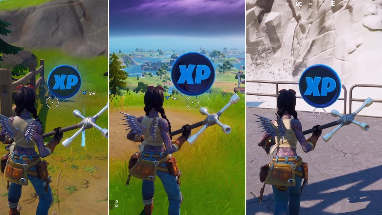 All Blue Xp Coins locations (Week 3) - Secret Xp coins Fortnite Chapter ...