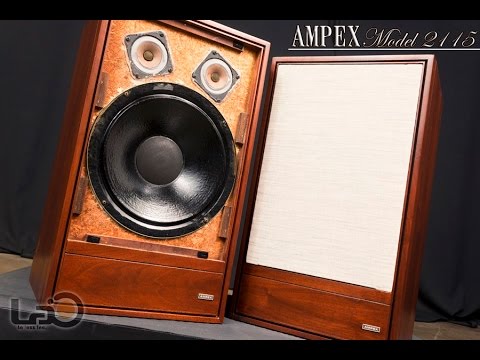 Ampex / Goodmans of England 3way speaker system - YouTube