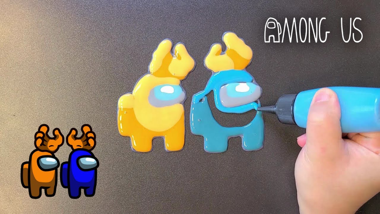 Among us Pancake Art - Die Moments 인싸 게임 어몽어스 팬케이크 아트 - YouTube