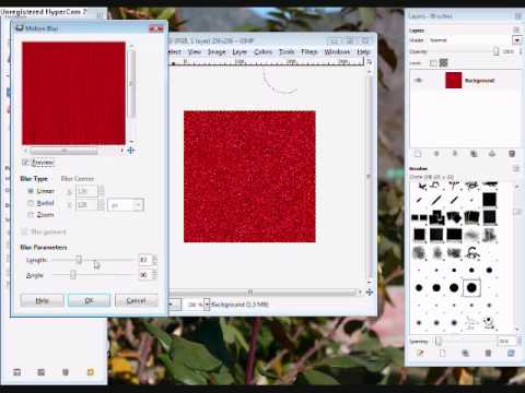 Making Hair Texture(Gimp) - YouTube
