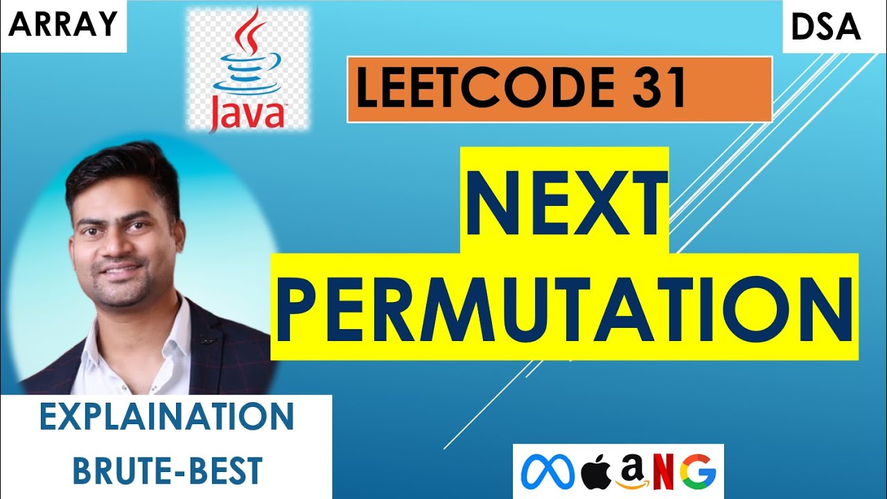 Next Permutation Explained | LeetCode 31 | Java (Step-by-Step Solution) - YouTube