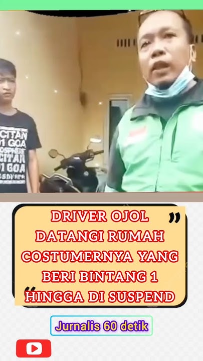 Driver ojol datangi costumer yang kasih bintang 1 !!? - YouTube