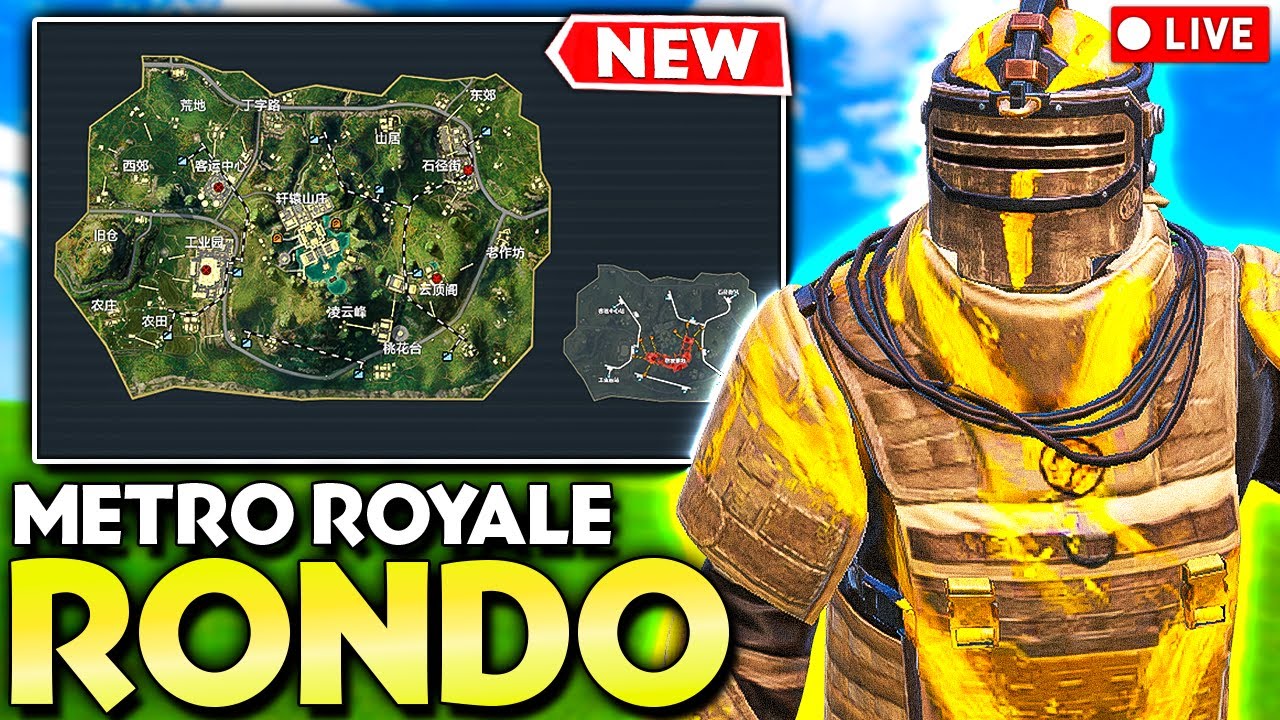 LIVE 🔴 NEW METRO ROYALE MAP "RONDO" GAMEPLAY #shorts - YouTube